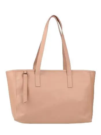 CORSIA Leather Shopper Bag - Pink