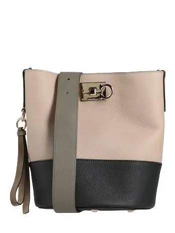 FERRAGAMO St. Soft Buck Cross-body Bag - Beige