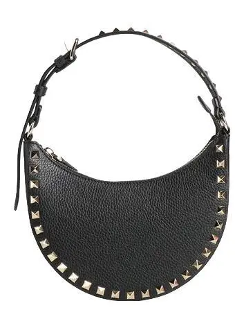 Valentino Garavani Leather Hobo Bag - Black
