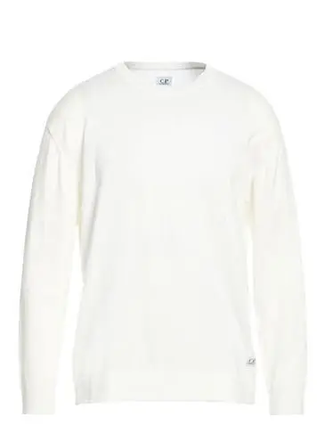 C.P. COMPANY Cotton Sweater - White