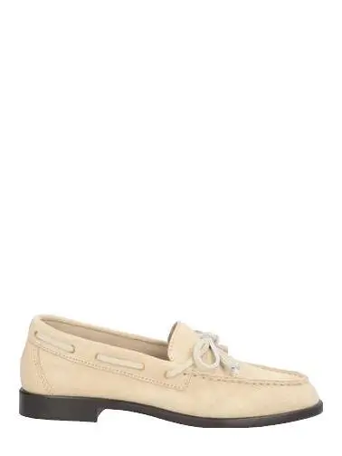 Rag & Bone Suede Loafers With Bow Detailing - Ivory