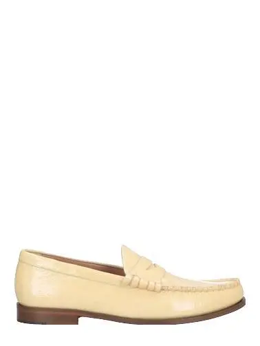 CALPIERRE Cream Penny Loafers - White