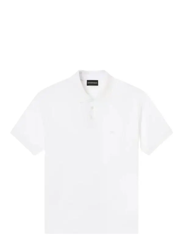 Emporio Armani Logo Polo Shirt - White