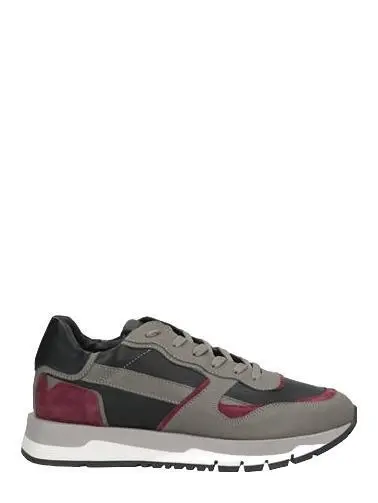 CERRUTI 1881 Lead Calfskin Sneakers - Grey