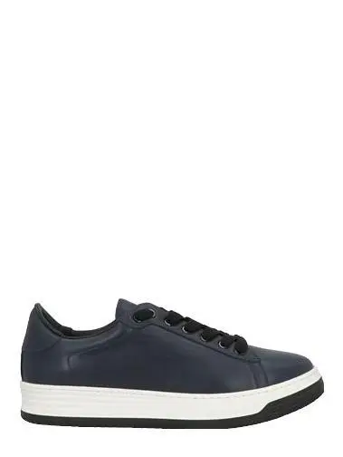 CERRUTI 1881 Leather Low-top Sneakers - Navy