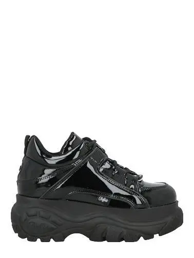 BUFFALO Chunky Calfskin Sneakers - Black