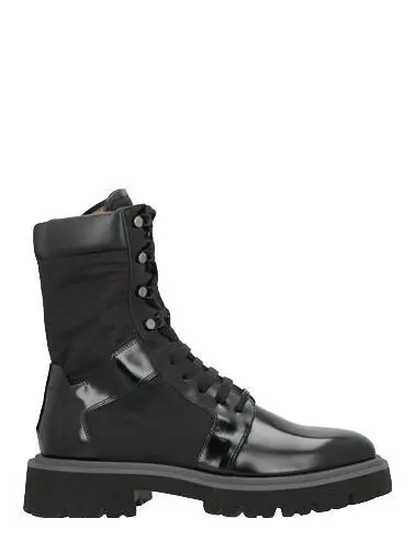 FERRAGAMO Ankle Combat Boots - Black