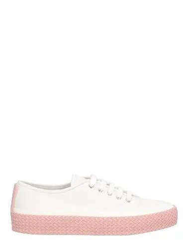 FERRAGAMO Low-top Leather Sneakers - Off White