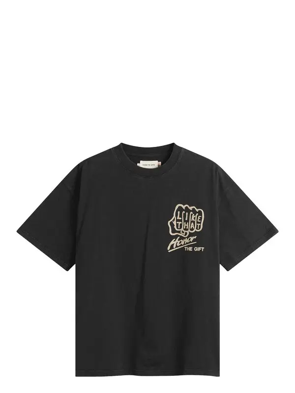 HONOR THE GIFT Like That T-shirt - Black