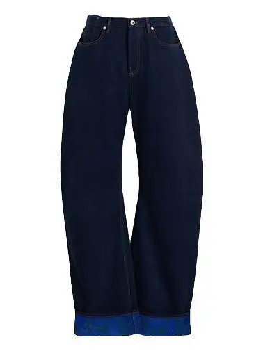 Burberry Wide-leg Jeans - Blue