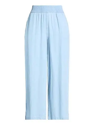 Dkny Wide-leg Tencel Pants - Blue