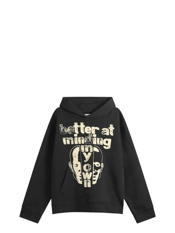 HONOR THE GIFT Better At Minding My Own Hoodie - Black