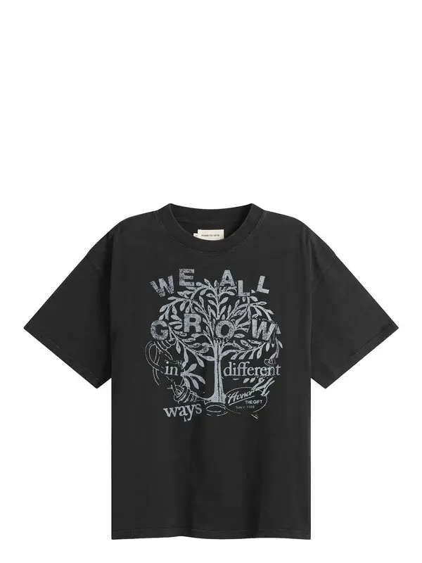 HONOR THE GIFT We All Grow T-shirt - Black
