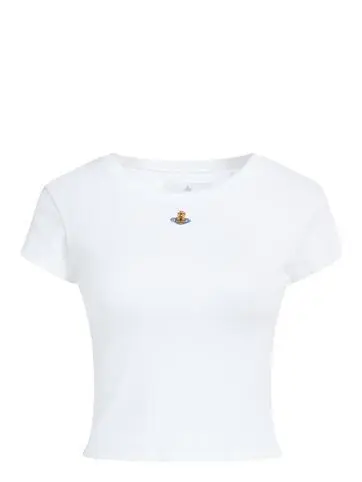 VIVIENNE WESTWOOD Cotton-elastane T-shirt - White