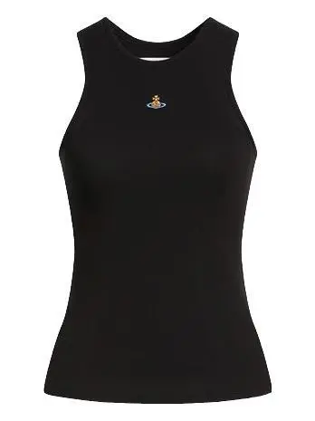 VIVIENNE WESTWOOD Tank Top In Cotton And Elastane - Black
