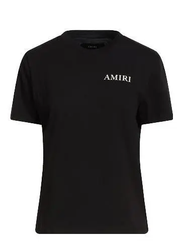 Amiri Logo-print Jersey T-shirt - Black