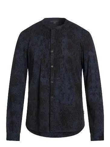 John Varvatos Shirt Midnight Size Cotton, Polyester - Blue