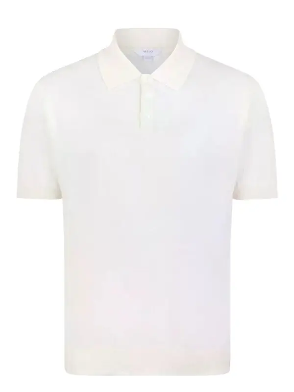 Malo Buttoned Polo Shirt - Neutrals