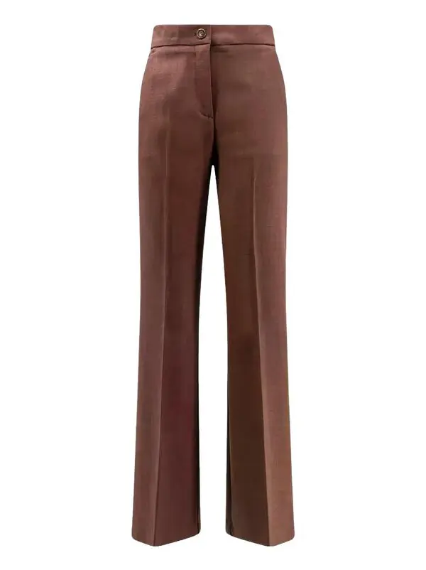 Pinko Button Trousers - Brown