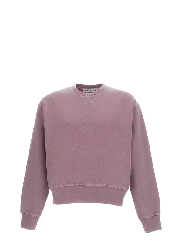 Our Legacy Crewneck Cotton Sweatshirt - Rosa