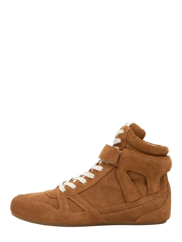 Isabel Marant Senny High-top Sneakers - Cognac