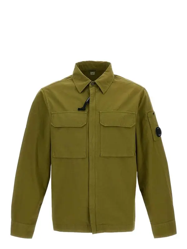 C.P. COMPANY Shirt Jacket With Zipper - Green