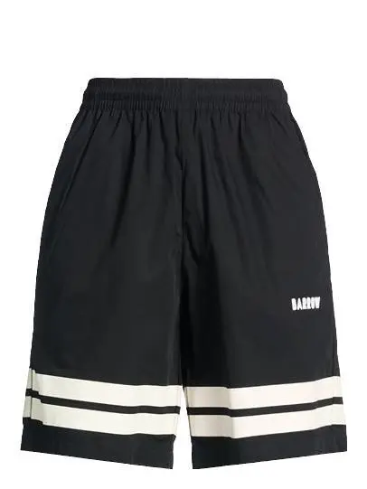BARROW Cotton Athletic Shorts - Black