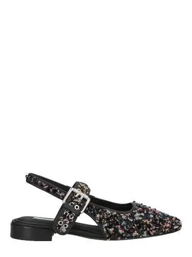 Rag & Bone Slingback Ballerinas - Black