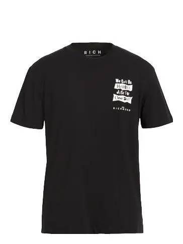 John Richmond T-shirt Size Cotton, Elastane - Black