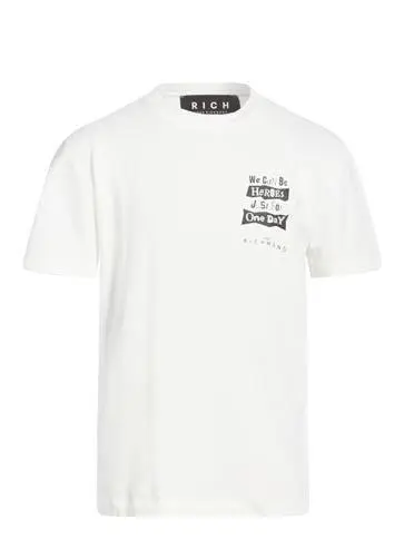 John Richmond T-shirt Size Cotton, Elastane - White