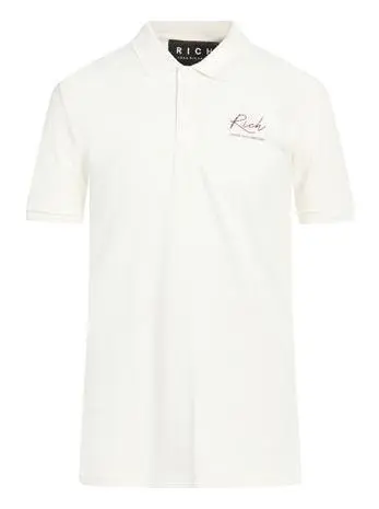 John Richmond Polo Shirt Size Cotton - Off White