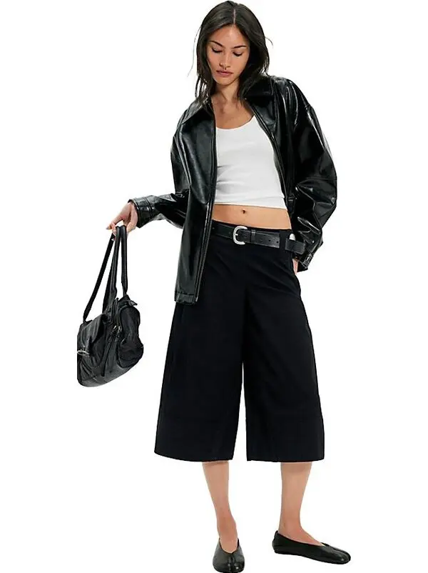 Free People Sailor Crop Pant - Black