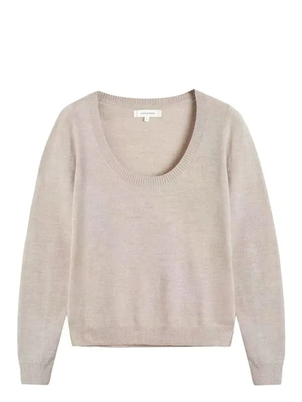 Chinti & Parker Scoop-neck Sweater - Neutrals
