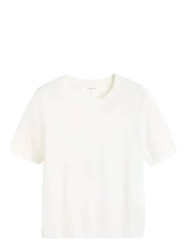 Chinti & Parker Merino T-shirt - Neutrals