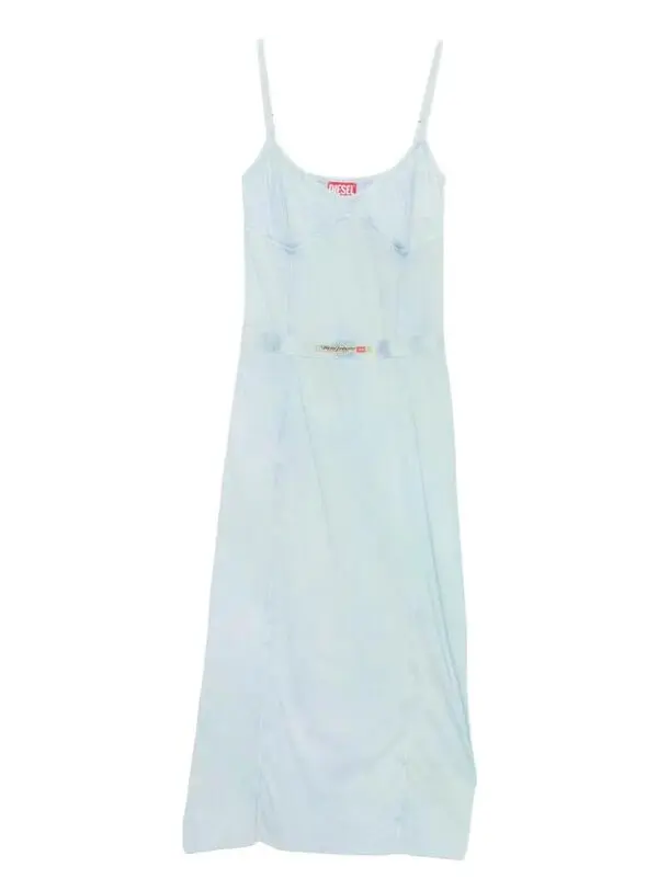 DIESEL Panelled Slim Midi Dress - Blue