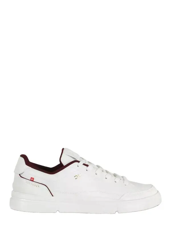 On The Roger Perforated Sneakers - White