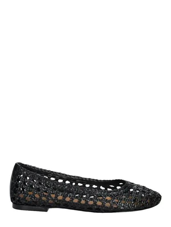 BILLI BI Woven Ballet Flats - Black