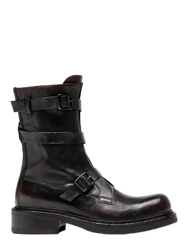 Officine Creative Dakota 004 Biker Boots - Black