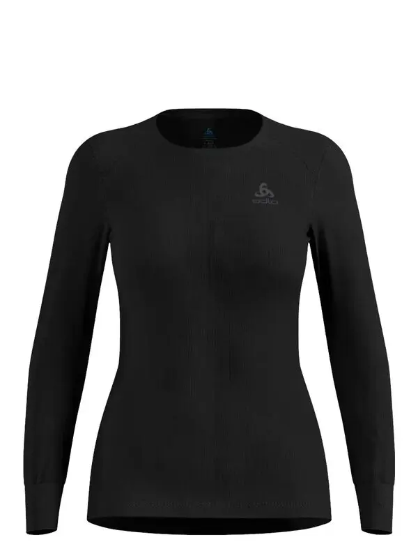 ODLO Ribbed Long-sleeve T-shirt - Black