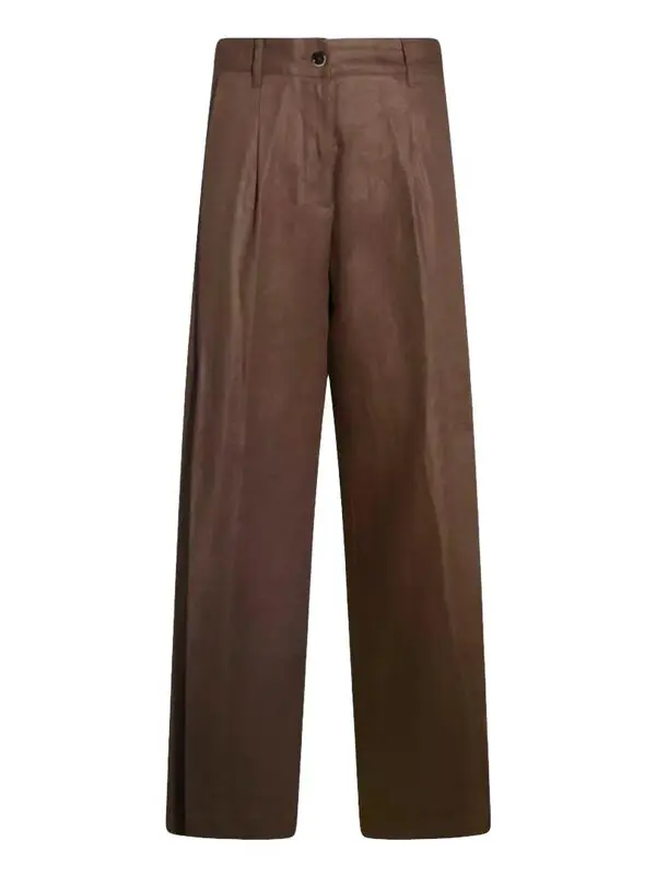 NINE:INTHE:MORNING Straight-leg Trousers - Brown