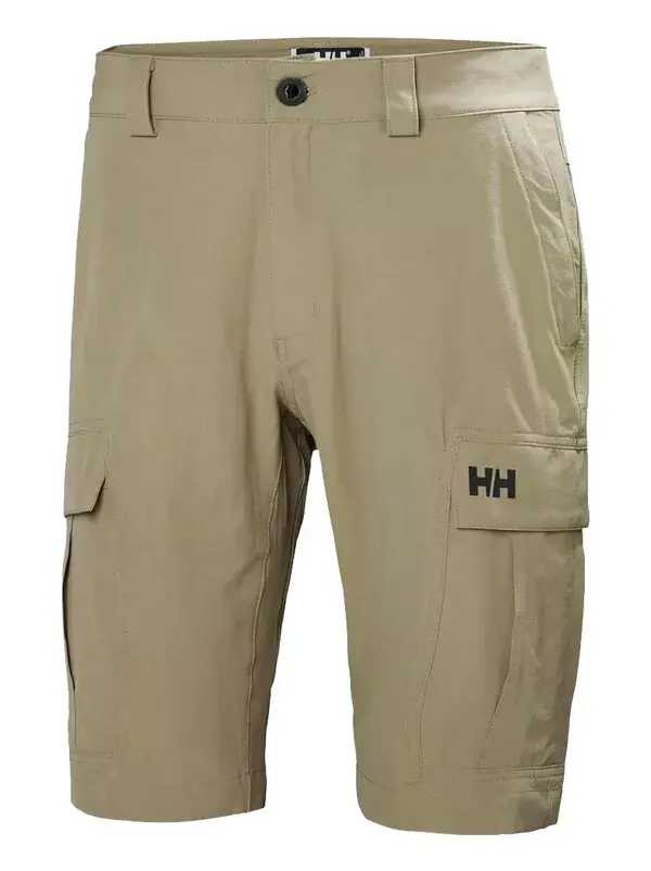 Helly Hansen Logo Detail Cargo Shorts - Neutrals