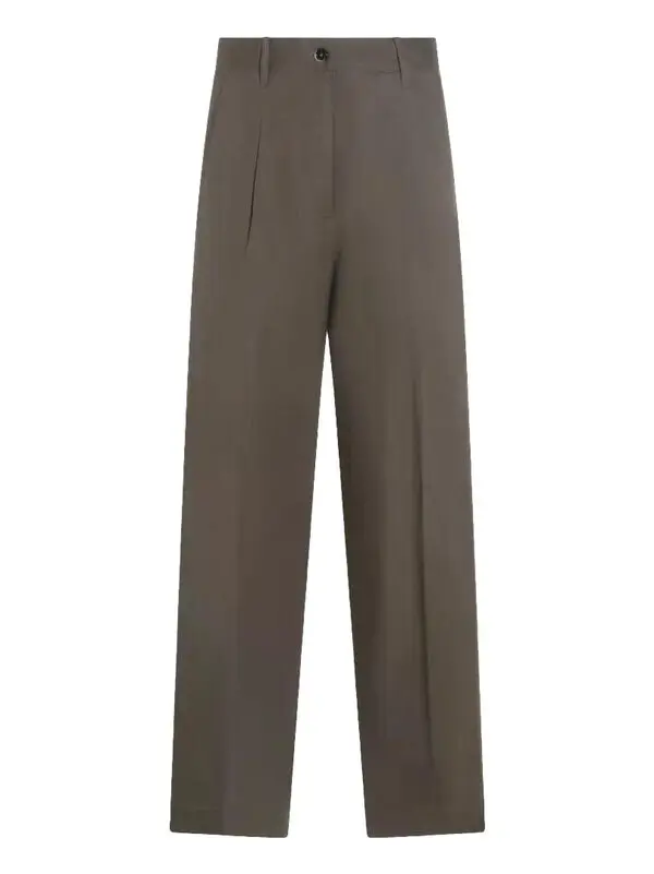 NINE:INTHE:MORNING High-rise Trousers - Green