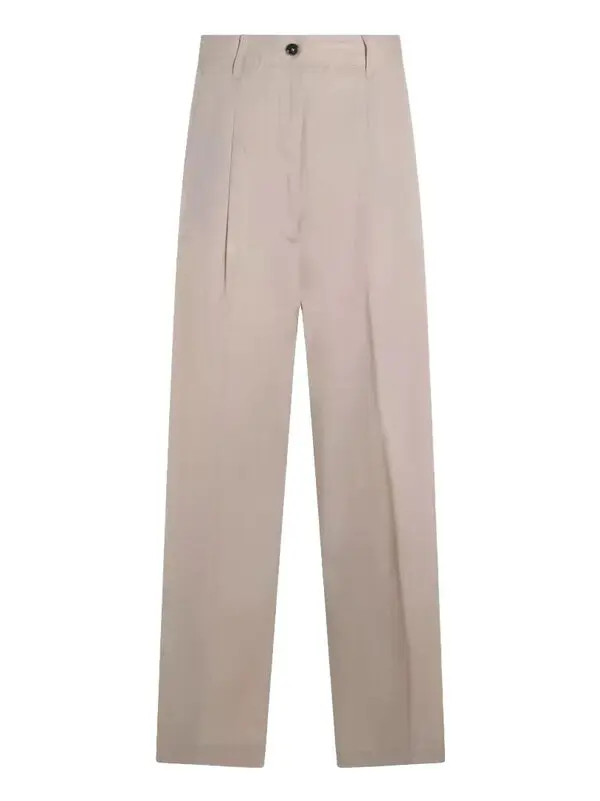 NINE:INTHE:MORNING Button Pleated Jeans - Neutrals