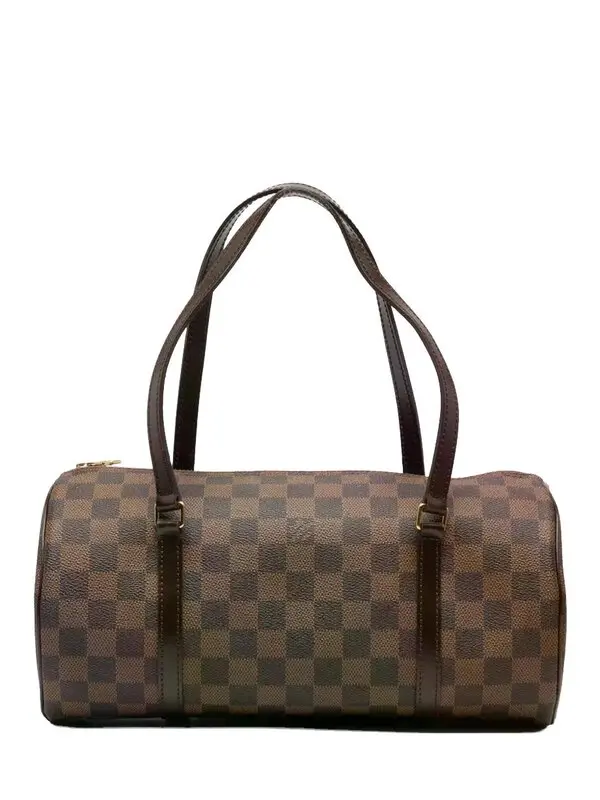 LOUIS VUITTON 2009 Damier Ebene Papillon 30 Handbag - Brown