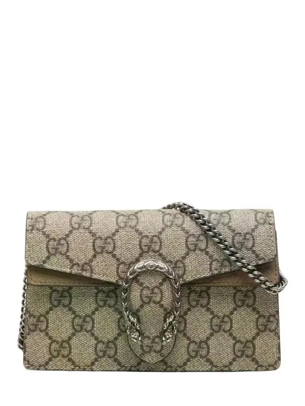 Gucci Mini Gg Supreme Dionysus Crossbody Bag - Brown