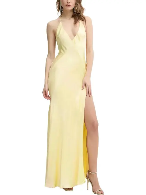 Bardot Yve Halterneck Dress - Yellow
