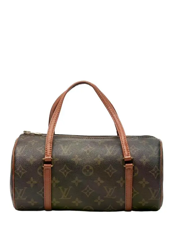 LOUIS VUITTON 1988 Monogram Papillon 26 Handbag - Brown