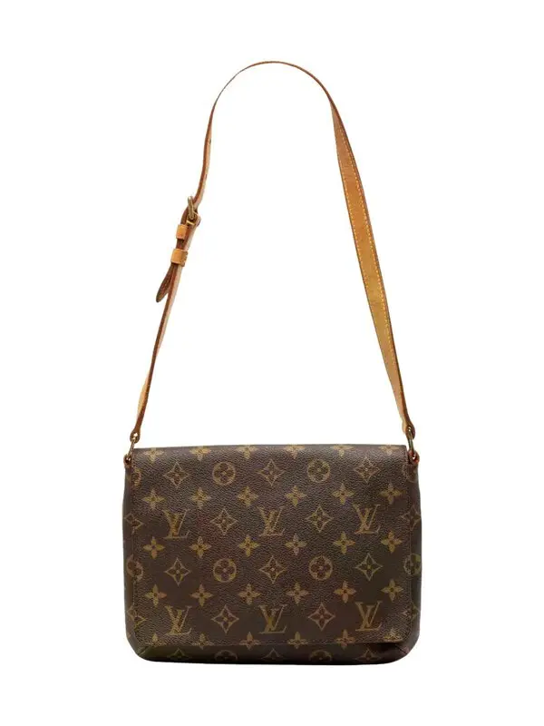 LOUIS VUITTON 1998 Monogram Musette Tango - Brown