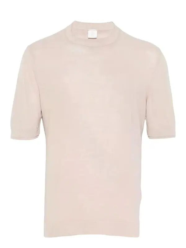 Eleventy Round-neck T-shirt - Pink