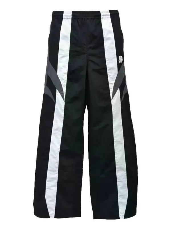 BREATH Stripe Trousers - Black